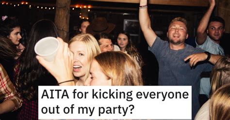 My Wife Started Crying He Kicked Everyone Out Of His Party Is H