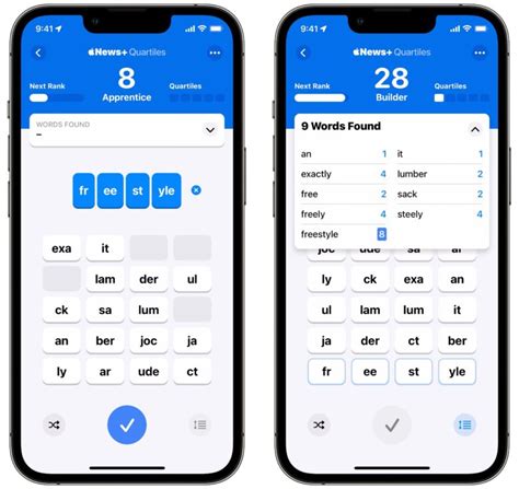 Quartiles How To Play Daily Word Building Game In Apple News Cult Of Mac