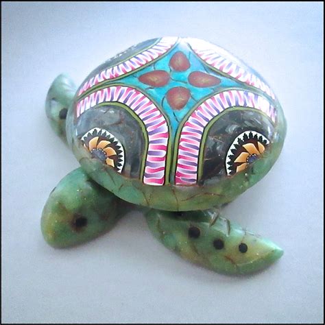 Small Jade Sea Turtle Custom Box Pendant Hanging