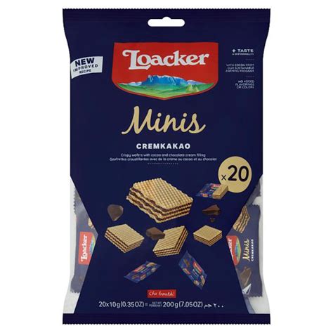 Loacker Minis Napolitaner Cremkakao Crispy Wafer 10g X 20 Lazada