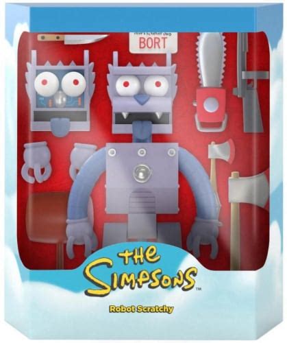 The Simpsons Ultimates Robot Scratchy 7 Inch Action Figure 1 Kroger