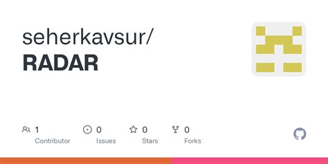 GitHub Seherkavsur RADAR