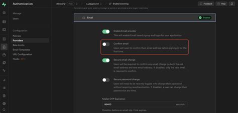 Flutter How Can I Create A User In Superbase And Remove Email