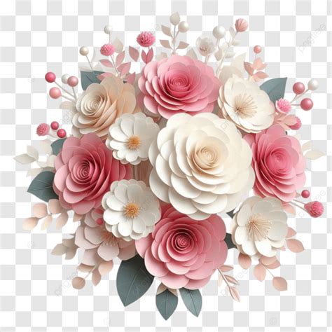 다채로운 종이 꽃 배열이 설정되어 있습니다 다채로운 종이 꽃 배열이 각 꽃의 예술성과 디테일을 강조 꽃꽂이 Png 일러스트 및 이미지 에 대한 무료 다운로드 Pngtree