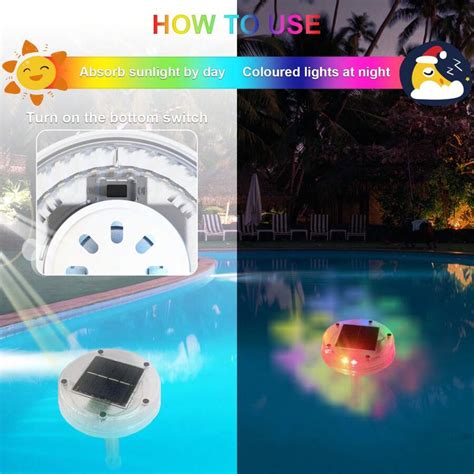 Pool Thermometer Solar Pool Thermometer Floating Led Colored Swimming Pool Thermometer At