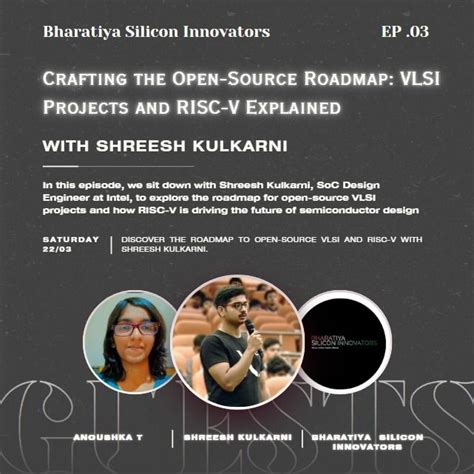 Podcast Riscv Vlsi Opensource Socdesign Semiconductors Bharat S