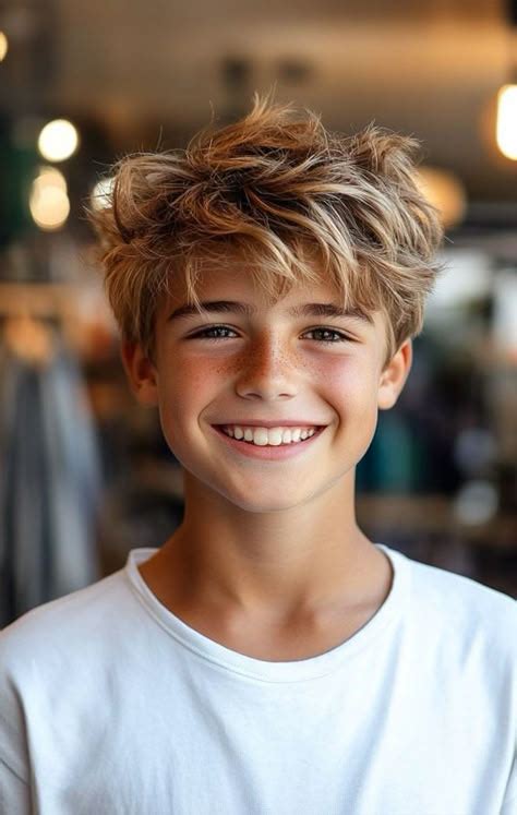 Messy Boys Haircut