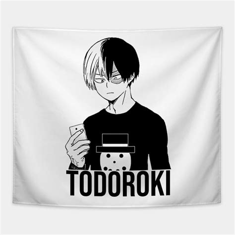 Todoroki 1 Tapestry Preppy Stickers Kawaii Stickers Anime Printables