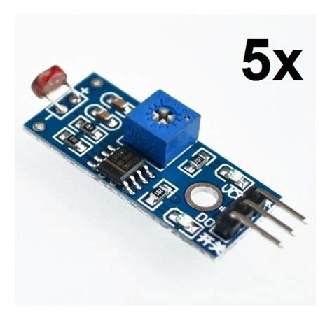 5x Módulo Sensor De Luz Luminosidade Ldr Arduino Artofit