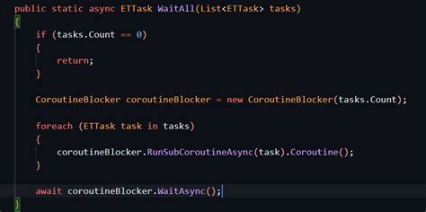 Ettask异步转同步wait的方式？ Et社区