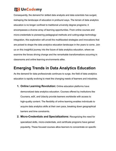 Future Of Data Analytics Educationpdf
