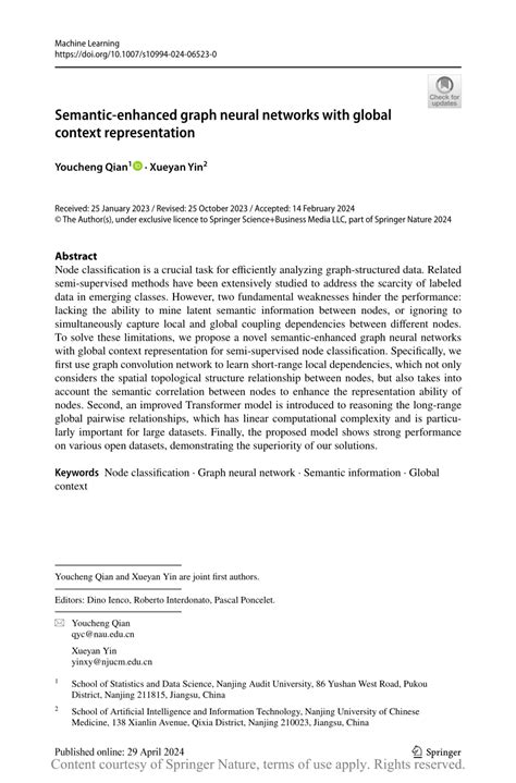 semantic enhanced graph neural networks with global context representation