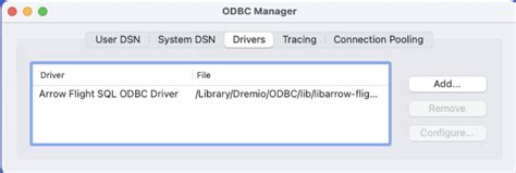how to connect tableau to dremio via arrow flight sql odbc tableau version 22 and up