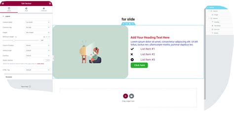 Create A Carousel With Wordpress Elementor For Text And Image Side By