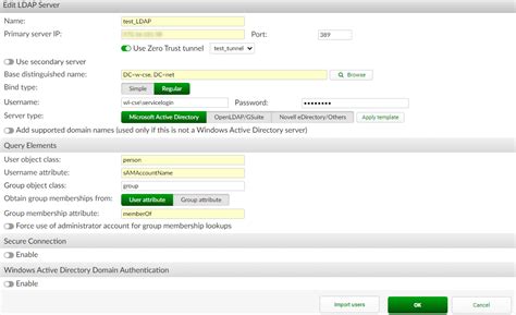 Configuring An Ldap Server With Zero Trust Tunnel Enabled On