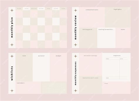Premium Vector Printable Vector Planner Notepad Memo Habit Tracker