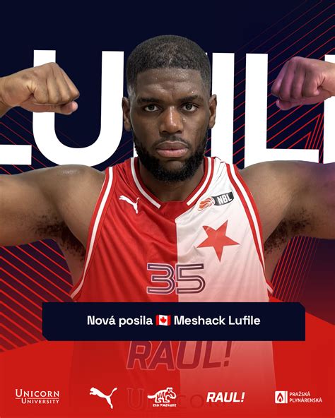 Meshack Lufile Slávistou Sk Slavia Praha Basketball