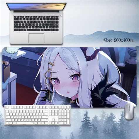 sorasaki hina mouse pad blue archive gaming keyboard pad custom acgn computer pad anime