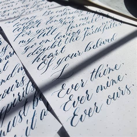 Calligraphy Love Letter