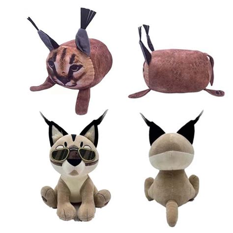 Cute Raise A Floppa Plush Toys Big Floppa Plush Cat Plushie Soft