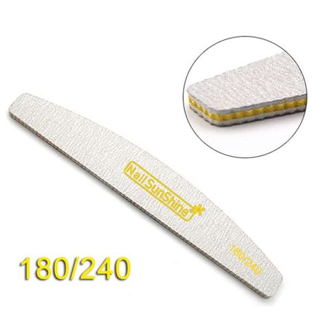 1 шт 80 100 150 180 240 320 разные размеры профессиональная пилочка для ногтей лайм арт