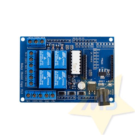 Modulo 4 Reles Arduino Shield Xbee Rfbee
