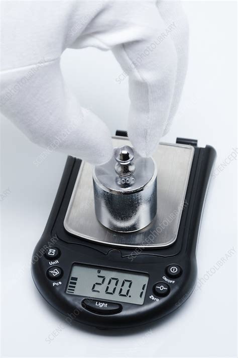 Balance Calibration Stock Image C036 3642 Science Photo Library