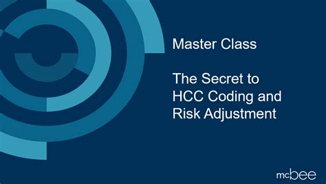 The Secret To Hcc Coding And Risk Adjustment — Mcbee Post Acute Academy