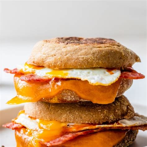 English Muffin Breakfast Sandwich Skinnytaste