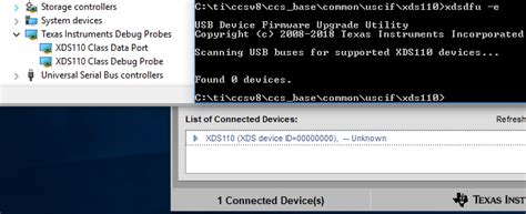 CCS XDS110 Found 0 Devices Code Composer Studio Forum Code Composer Studio TI E2E
