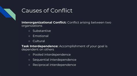 Organizational Conflicts Ppt