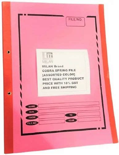 Cobra Spring File Folder At Rs 85 Piece Cobra File In Vadodara Id