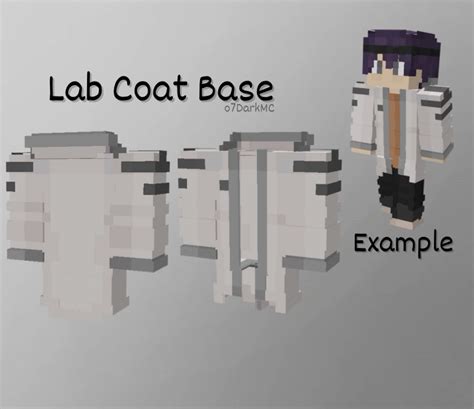 Free Minecraft Lab Coat Base Skin In 2025 Minecraft Blueprints Minecraft Designs Minecraft