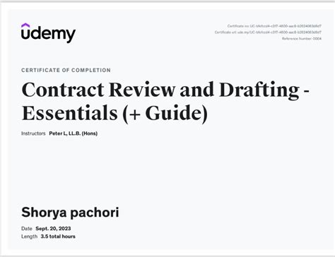 shorya pachori on linkedin contractreview legalskills continuouslearning udemycomplete udemy…