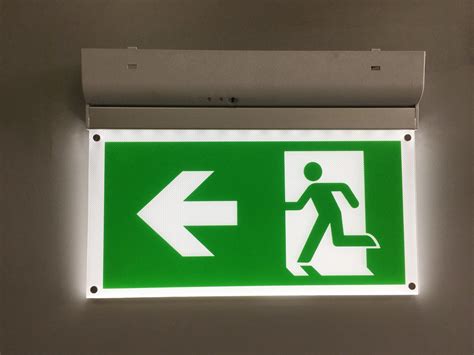 Rechargeable LED Exit Light Exit Sign Light Emergency Safety System Buy Emergency Exit Sign