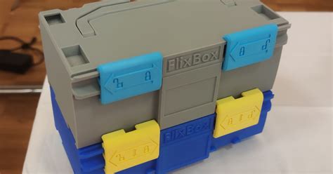 Flixbox 60 Mm Modular Storage Box Stackable No Support By