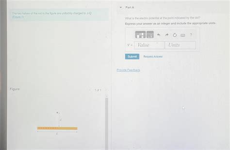Solved Part A NThe Two Halves Of The Rod In The Figure Are Chegg Com