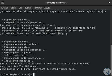 Cómo instalar PHP 8 en AlmaLinux Solvetic