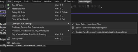 Testing Exporting Test Results From Test Explorer Window In Visual