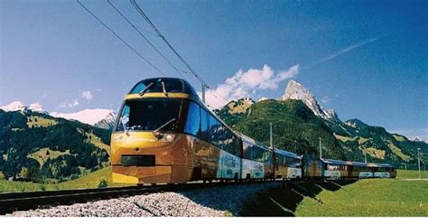 Epic Views Of The Swiss Alps On The Golden Pass Line Switzerland Scenic