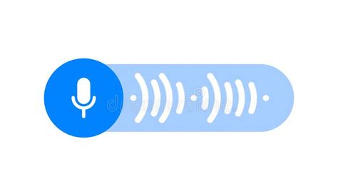 Voice Message Bubble Audio Chat Or Messenger Interface Vector Ui Ux Voice Message Bubble Of