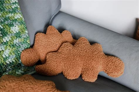 Dino Nugget Plushie Dino Nug Pillow Decorative Comfortable Soft And Cute Dinosaur Plush Viral