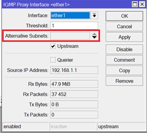 Additional Settings On IGMP Proxy On MikroTik NetworkTik