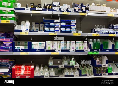 Lidl Own Brand Cien Beauty Products On A Shelf In A Lidl Store In London Stock Photo Alamy