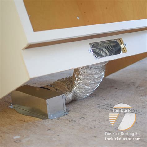 The Official Toe Ductor Under Cabinet Toe Kick Ducting Kits