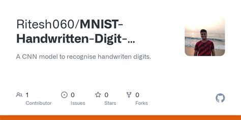 Github Ritesh060mnist Handwritten Digit Classification