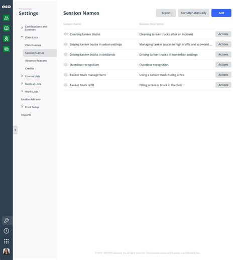 Specify Training Class Details