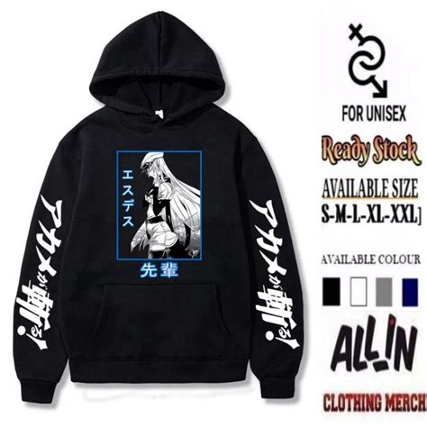 Jual Akame Ga Kill Anime Jepang Hoodie Esdeath Karakter Anime Bahan Cotton Fleece Shopee Indonesia
