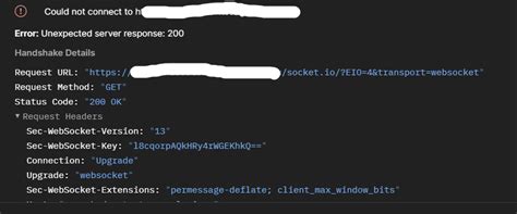And Error Unexpected Server Response 200 🙋 Help Postman