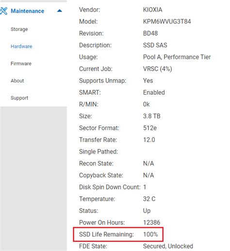 Powervault Me4 Me5 A Solid State Disk Ssd Is Nearing Its End Of